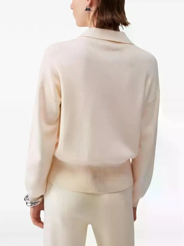 Liu Jo Bead-embellished V-neck Cardigan - Neutrals