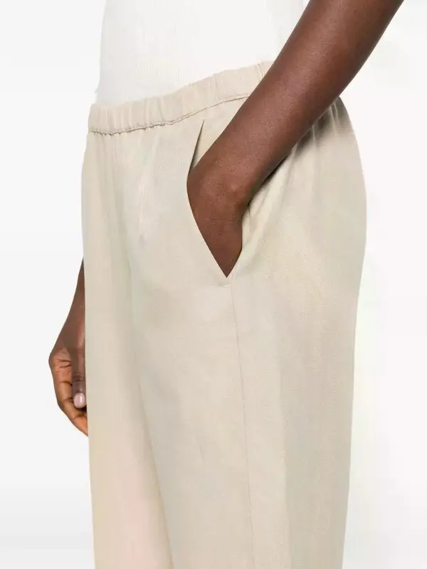 Enza Costa Twill Everywhere Trousers - Neutrals