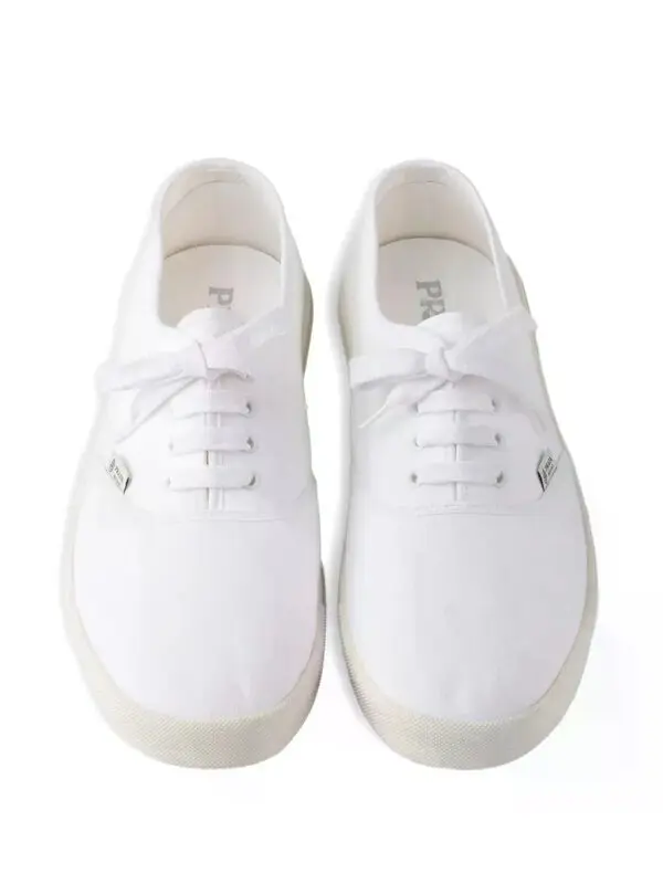 Prada Lace-up Sneakers - White