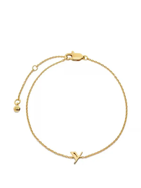 Monica Vinader Initial Chain Bracelet - Gold