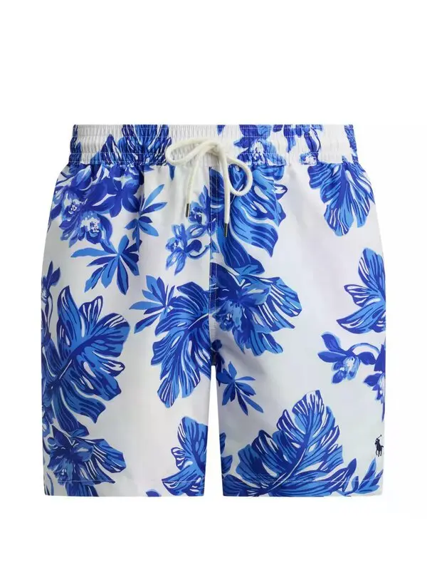 Polo Ralph Lauren Floral Swim Shorts - White