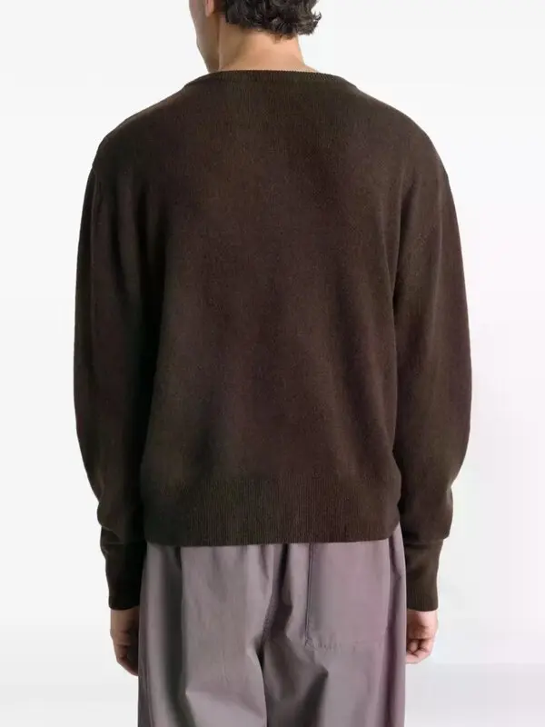 LEMAIRE Crew-neck Sweater - Brown