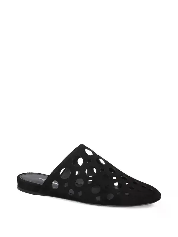 Premiata Cut-out Leather Mules
