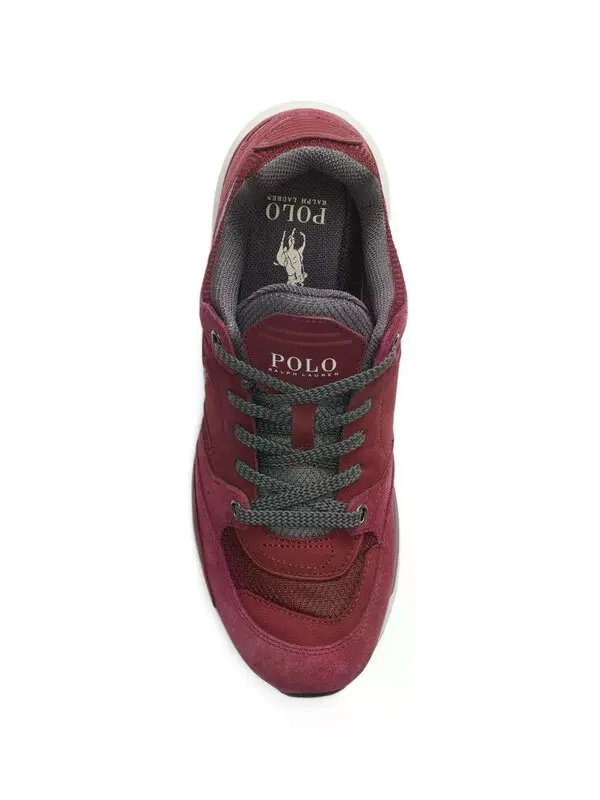 Polo Ralph Lauren Round-toe Lace-up Sneakers - Red