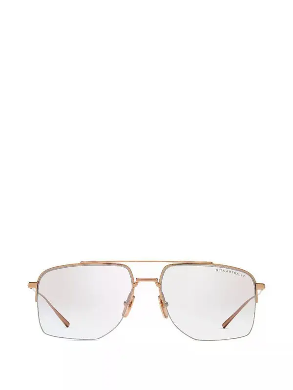 Dita Square-frame Eyeglasses - Gold