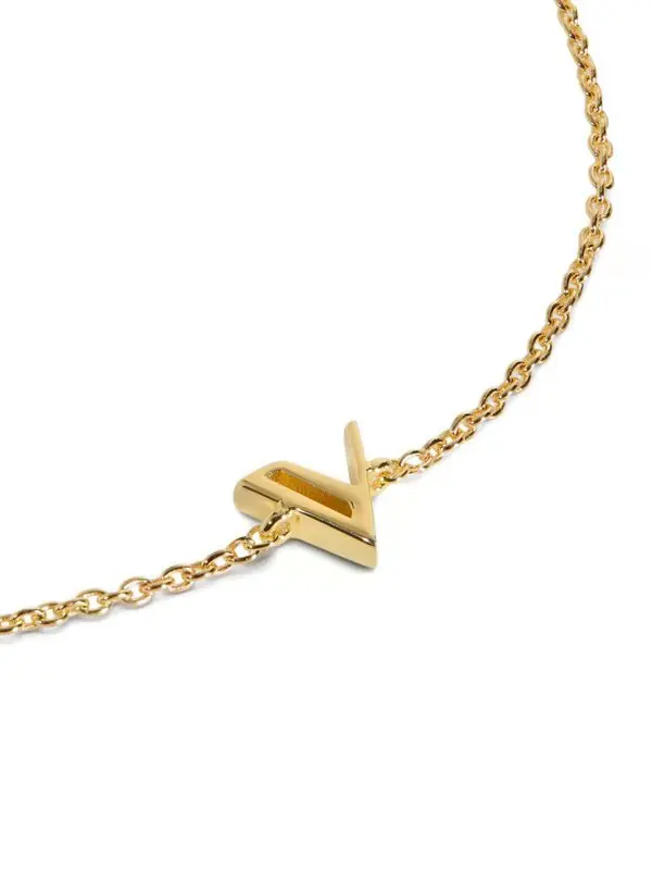 Monica Vinader Initial V Chain Bracelet