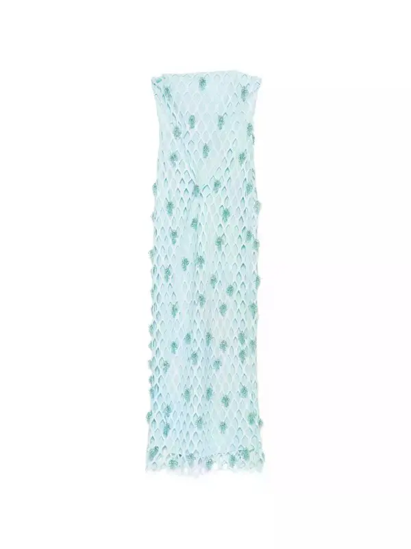 Simkhai Beaded Strapless Maxi Dress