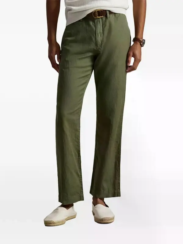 Polo Ralph Lauren Embroidered Logo Chino Pants - Green