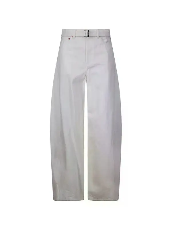 Sacai Belted Denim Trousers