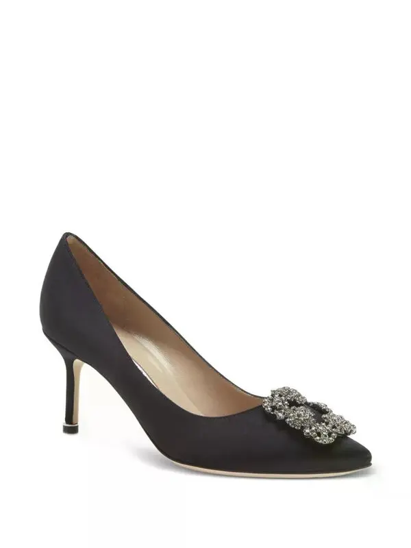 Manolo Blahnik Embellished Heel Pumps