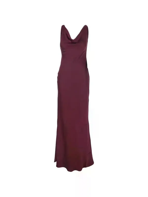 Norma Kamali Cowl-neck Gown