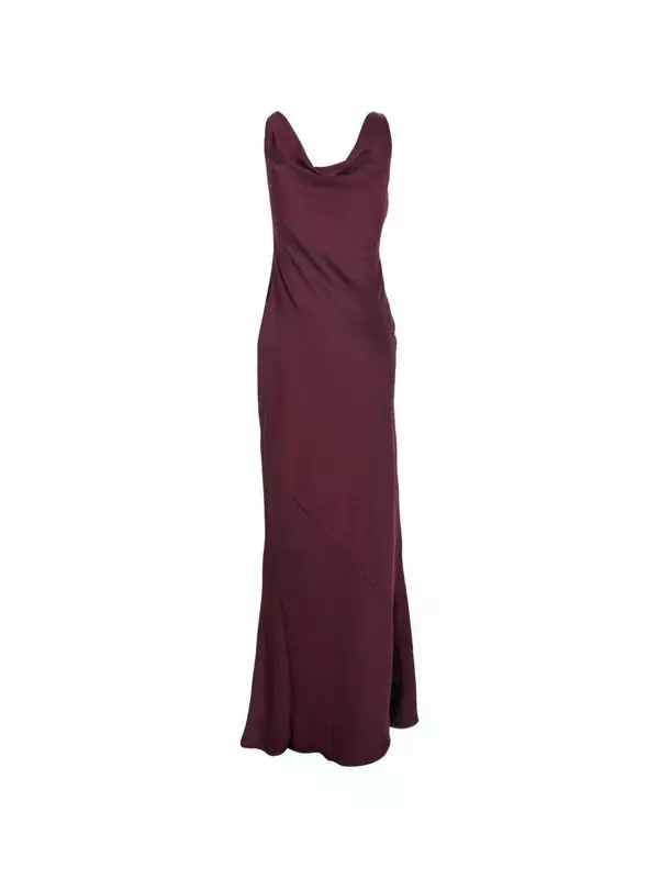Norma Kamali Cowl-neck Gown