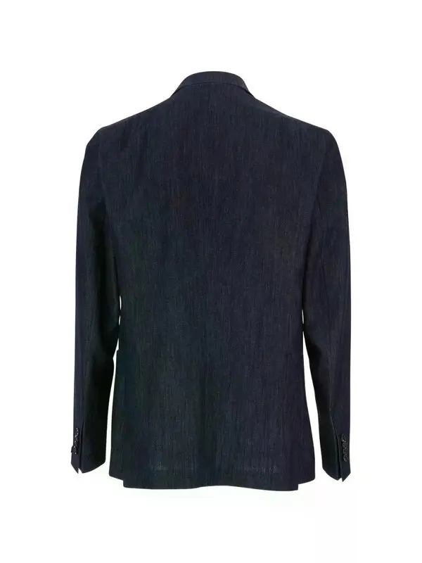 Tagliatore Double-breasted Denim Blazer