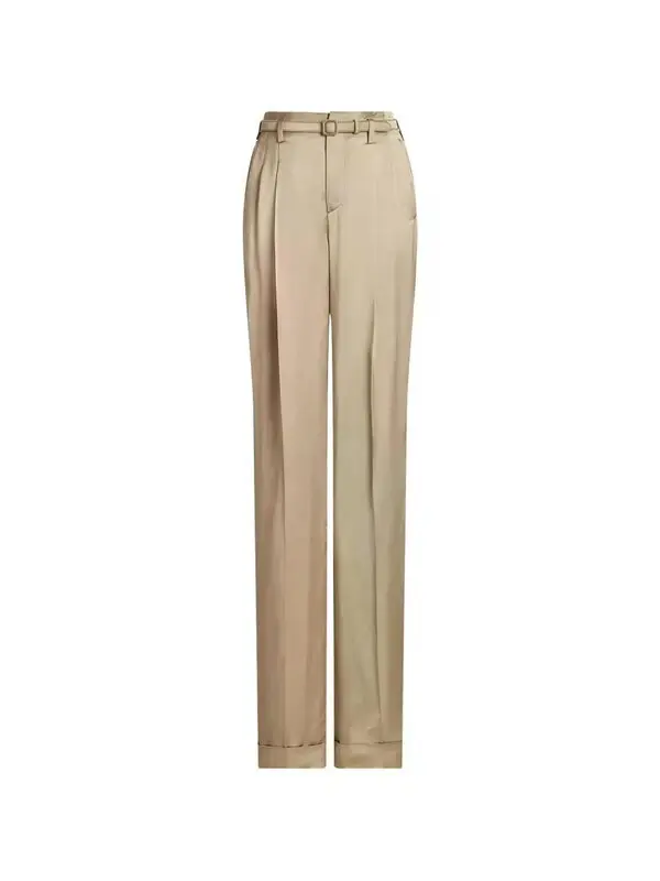 Ralph Lauren Belted Pleated Trousers