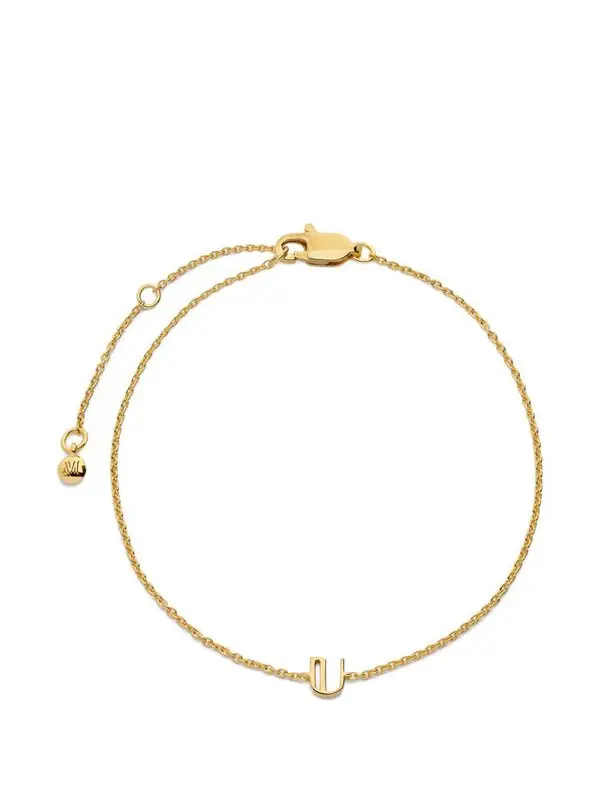 Monica Vinader Initial Chain Bracelet - Gold