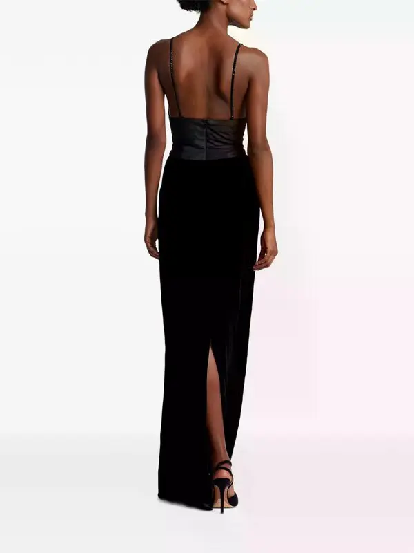 ralph lauren black sequin dress Lauren Ralph Lauren - Ruffle-Trim Sequined Cocktail Dress - Womens - Black