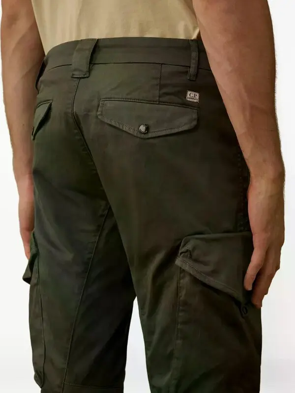 C.P. COMPANY Stretch Sateen Cargo Pants With Lens Detail