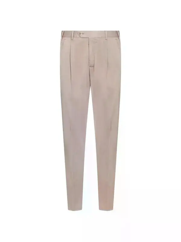 PT TORINO Pleated Trousers - Neutrals