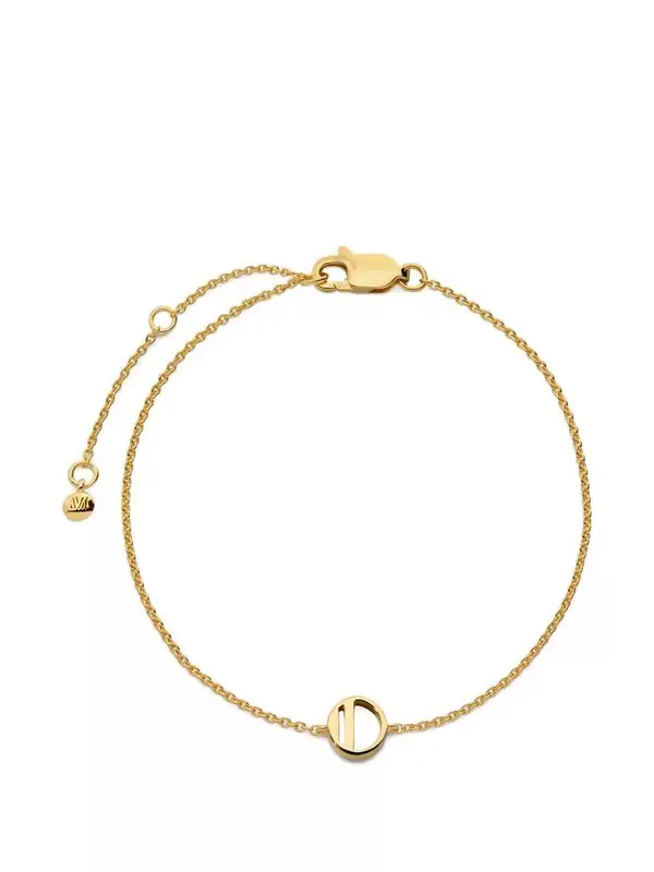 Monica Vinader Initial Chain Bracelet - Gold