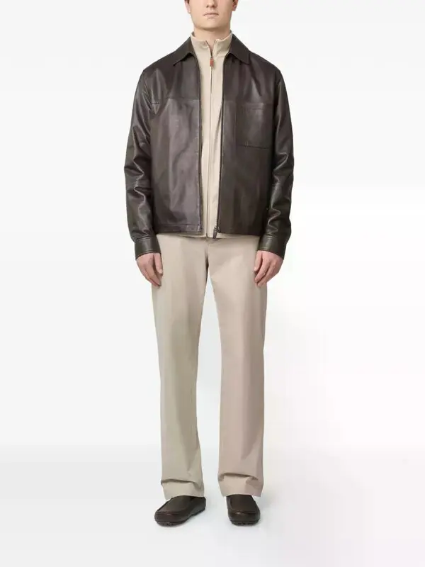 TOD'S Buttoned Trousers With Drawstring - Neutrals