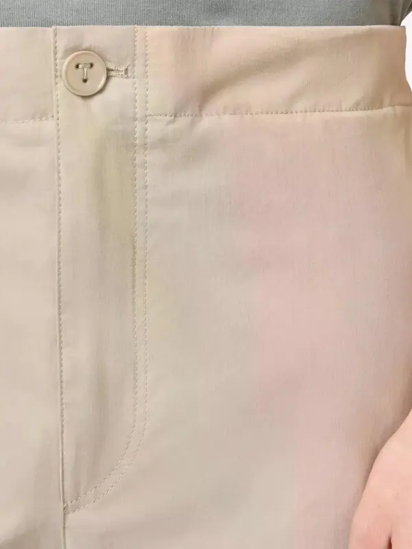 TOD'S Buttoned Trousers With Drawstring - Neutrals