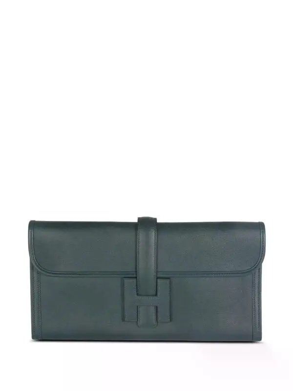 Hermès Elan 29 Clutch - Green