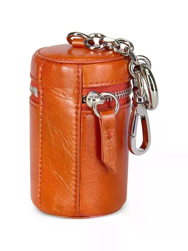 MAISON MARGIELA Zipped Dog Waste Bag Dispenser Keyring - Orange