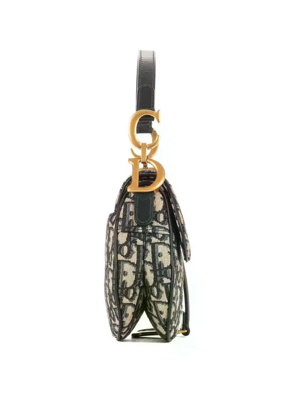 Dior Mini Saddle Oblique Shoulder Bag