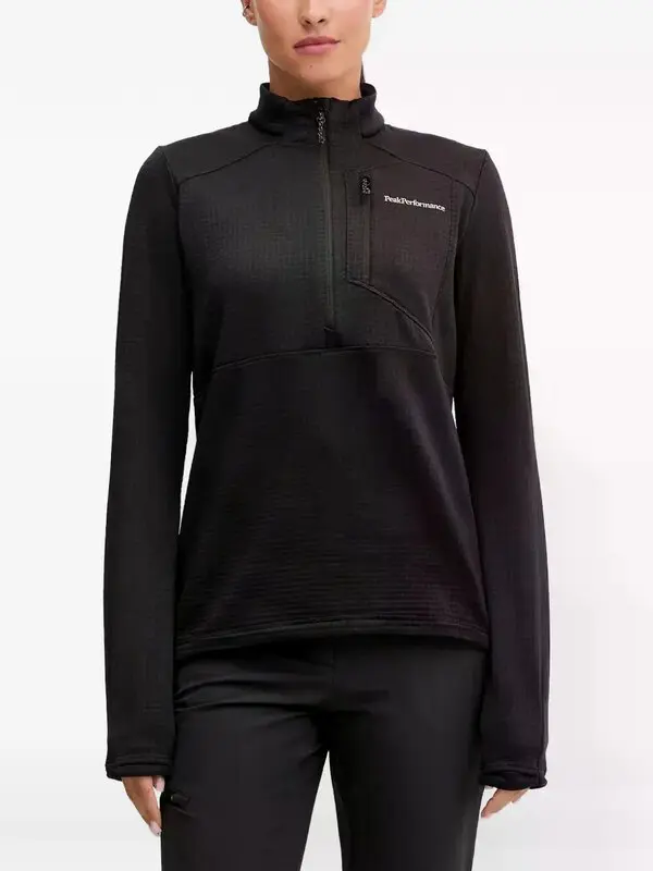 PEAK PERFORMANCE Half-zip Mock-neck Sweatshirt