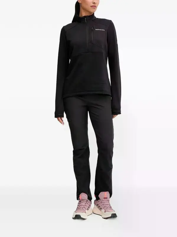 PEAK PERFORMANCE Half-zip Mock-neck Sweatshirt
