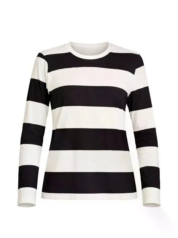Cynthia Rowley Striped Long-sleeve Top