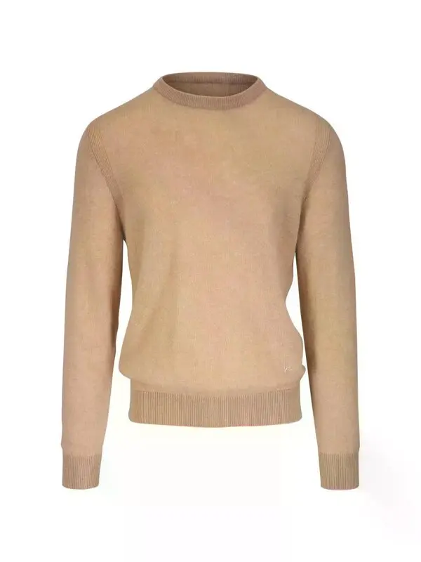 Isaia Ribbed Crew-neck Sweater