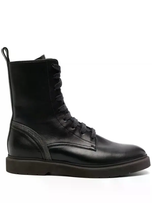 Brunello Cucinelli Monili-chain Ankle Boots