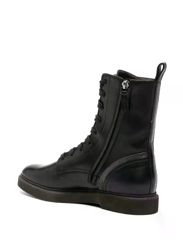Brunello Cucinelli Monili-chain Ankle Boots