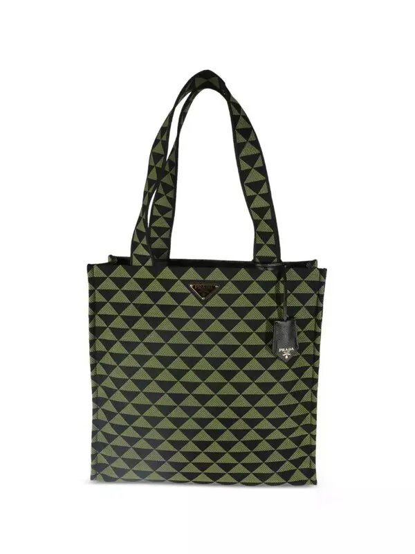 Prada Triangolo Symbole Tote Bag