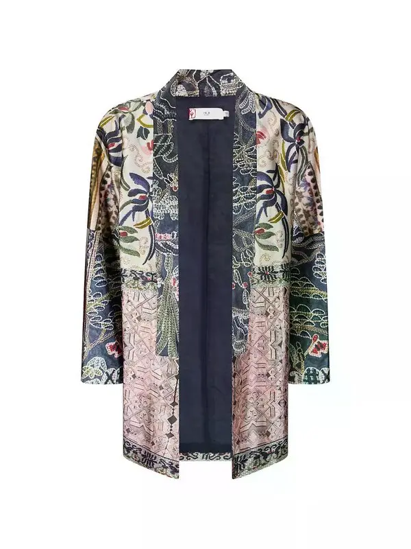 HUI HUI Printed Silk Jacket
