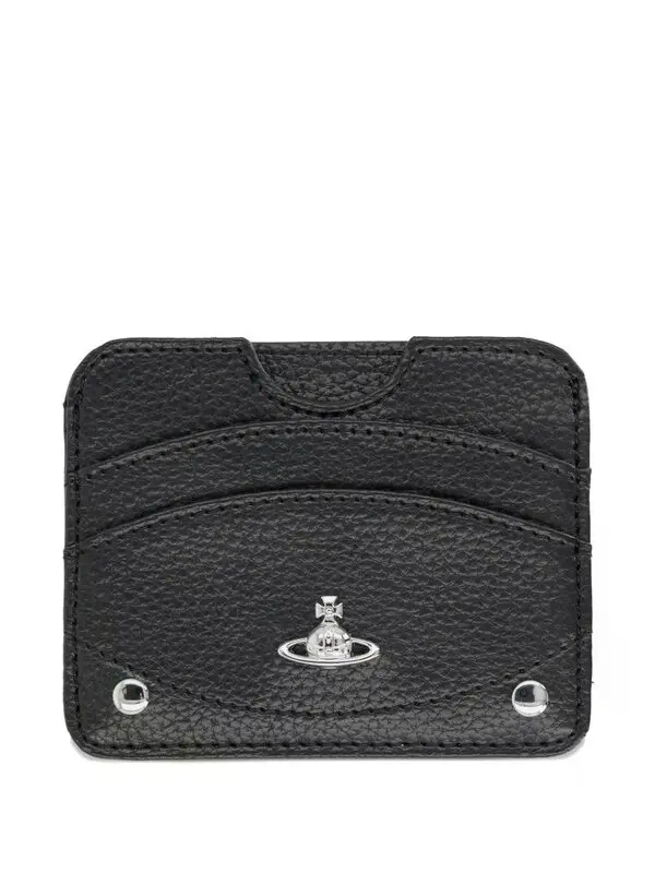 VIVIENNE WESTWOOD Orb-plaque Card Holder - Black