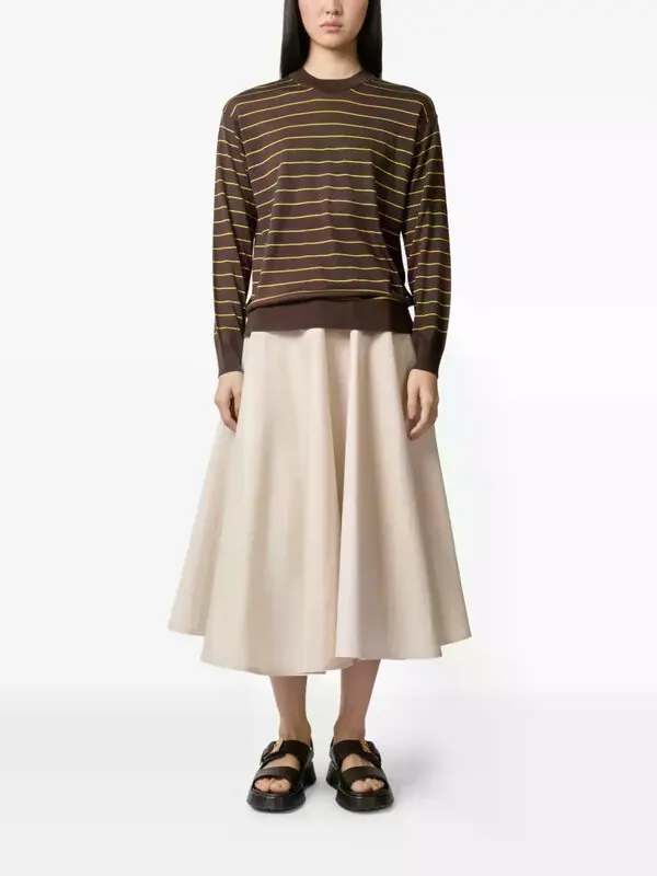 TOD'S Long-sleeve Striped Sweater