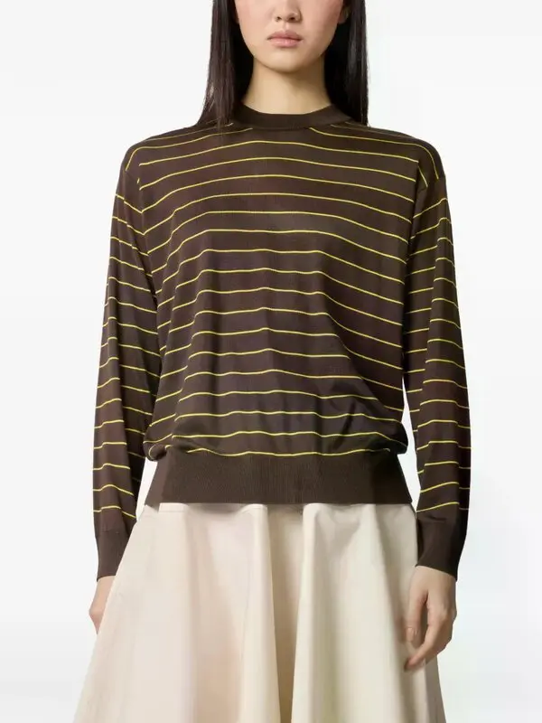 TOD'S Long-sleeve Striped Sweater