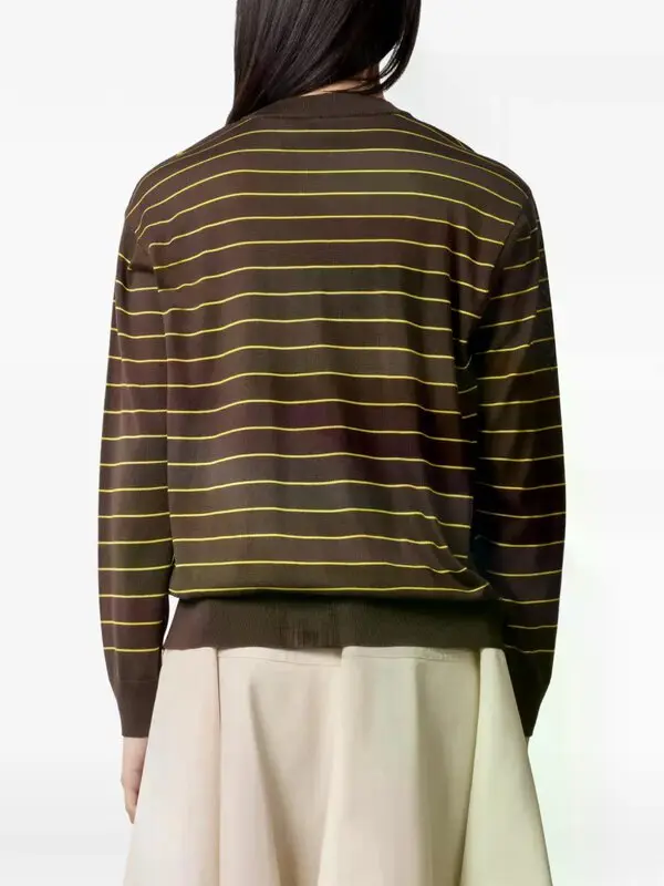 TOD'S Long-sleeve Striped Sweater