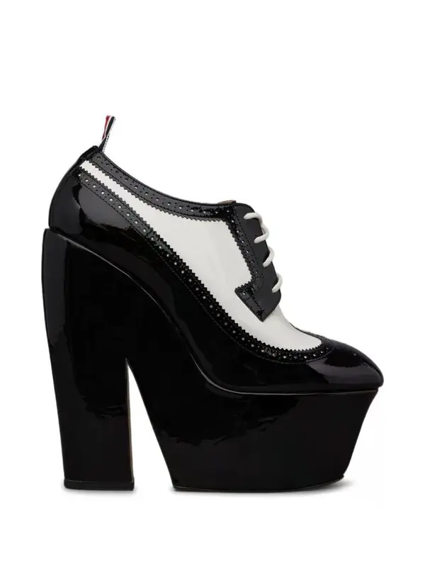 Thom Browne Brogue Platform Heeled Pumps