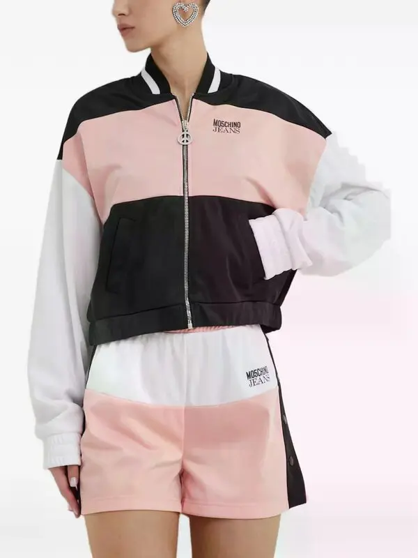 Moschino Colour-block Zip Top