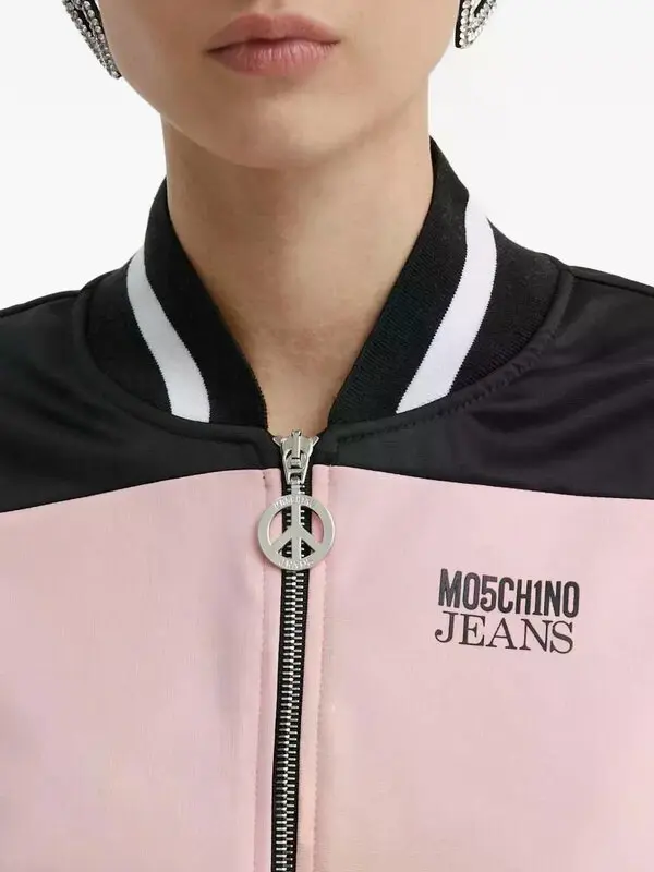 Moschino Colour-block Zip Top