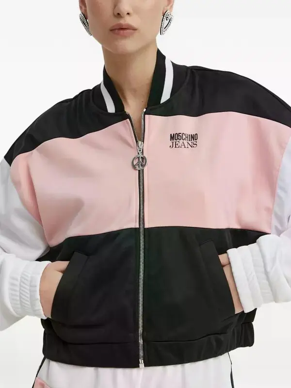 Moschino Colour-block Zip Top