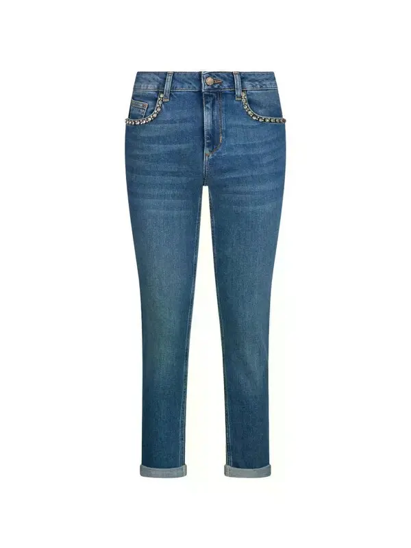 Liu Jo Turn-up Hem Skinny Jeans - Blue