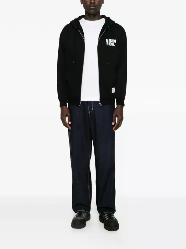 NEIGHBORHOOD Contrast-stitch Straight Jeans