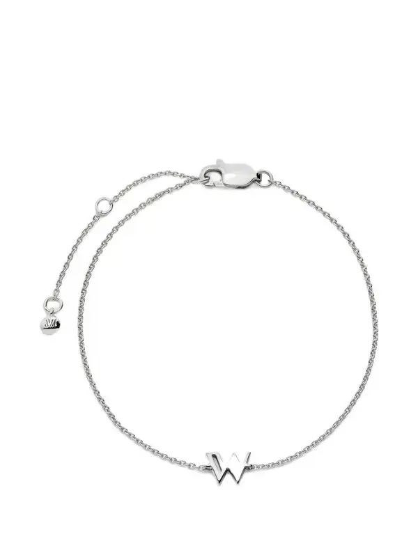 Monica Vinader Initial Chain Bracelet - Silver