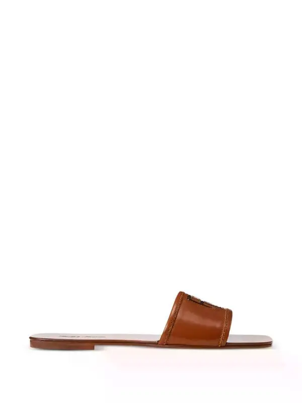 Ralph Lauren Logo-detail Sandals - Brown
