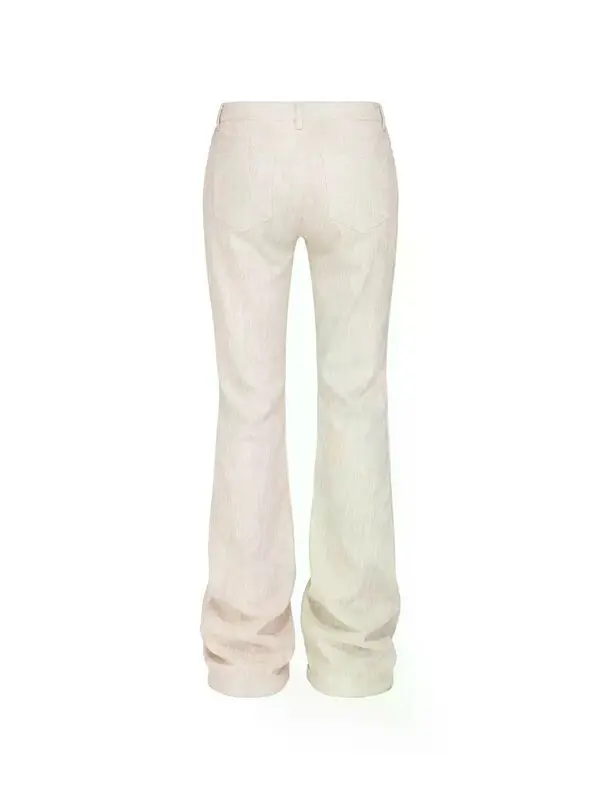 Rick Owens Bolans Flared Denim Trousers - Neutrals