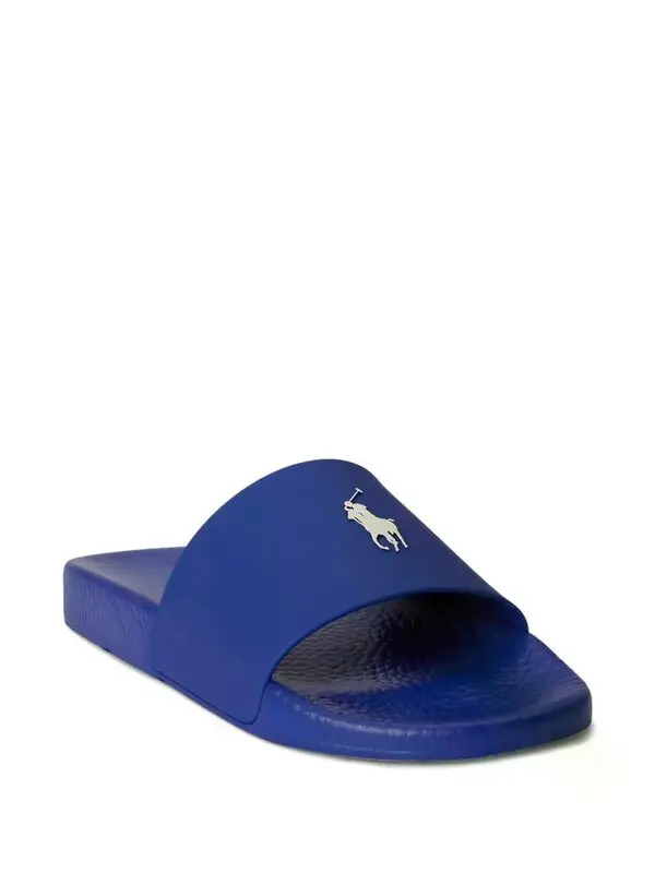 Polo Ralph Lauren Polo Pony Slides - Blue